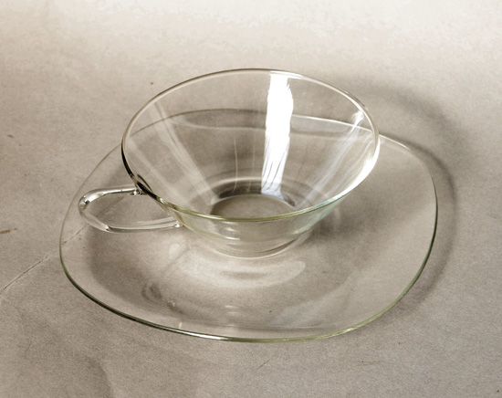 Loeffelhardt Tea Cups Jenaer Glas Schott Mainz Wagenfeld