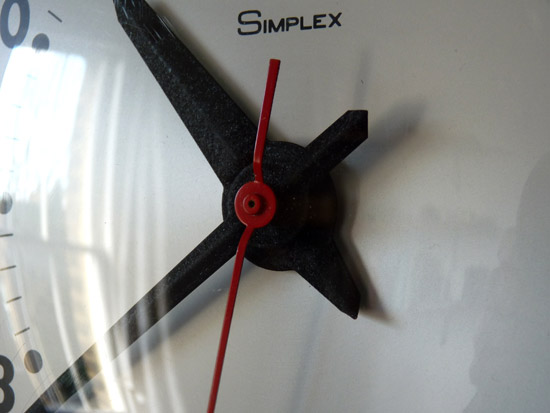 Simplex Vintage Office Factory Clock 1960 Retro