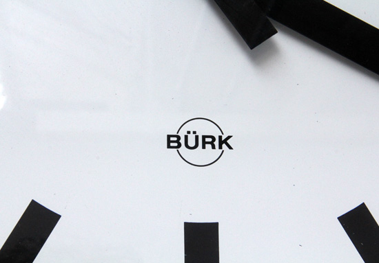 Bürk Vintage German Industrial Factory Clock 41cm 1970