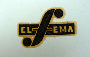 Elfema Factory Clock 1950's Bakelite